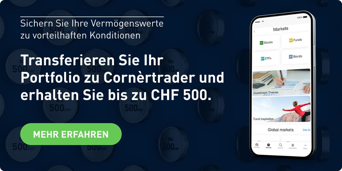 Cornèrtrader: Trading von Forex, Aktien, ETFs, Optionen, CFD & mehr